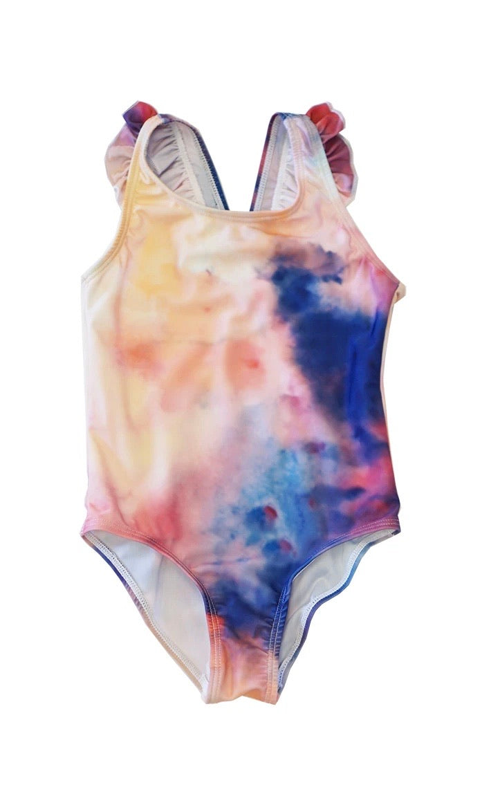 Rainbow Tie Dye Bathing Suit – Southern Charm Btqe